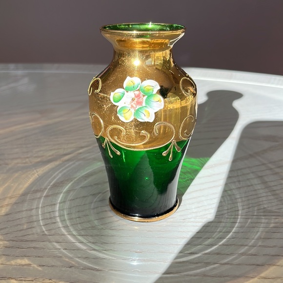 bohemian czech | Dining | Czech Hand Painted Glass Cocktail Set | Poshmark